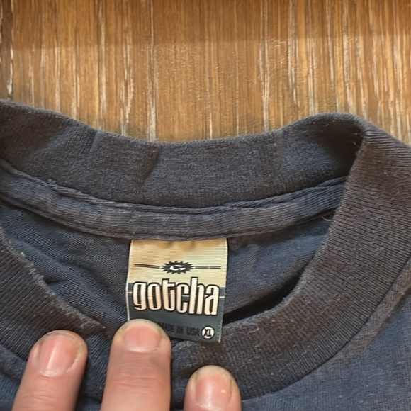 Gotcha | Shirts | Vintage 9s Blue Xl Dark Blue Gotcha Dragon Tee | Poshmark